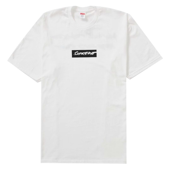 Supreme | Shirts | Supreme White Futura Box Logo Tee Shirt W Back ...